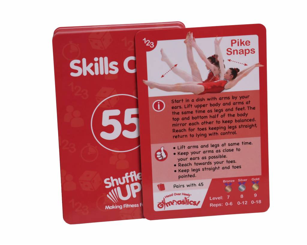 Shuffle Up! Gymnastics Conditioning Game - Head Over Heels Gymnastics