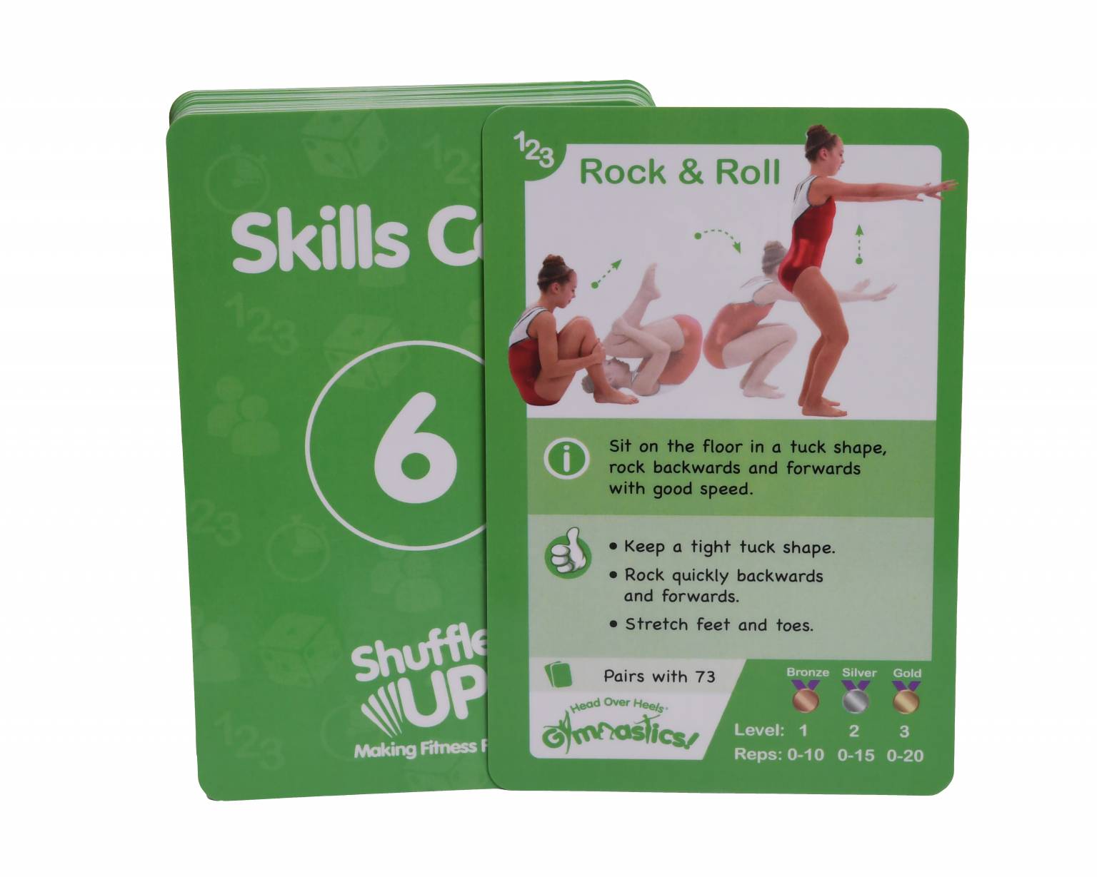 Shuffle Up! Gymnastics Conditioning Game - Head Over Heels Gymnastics